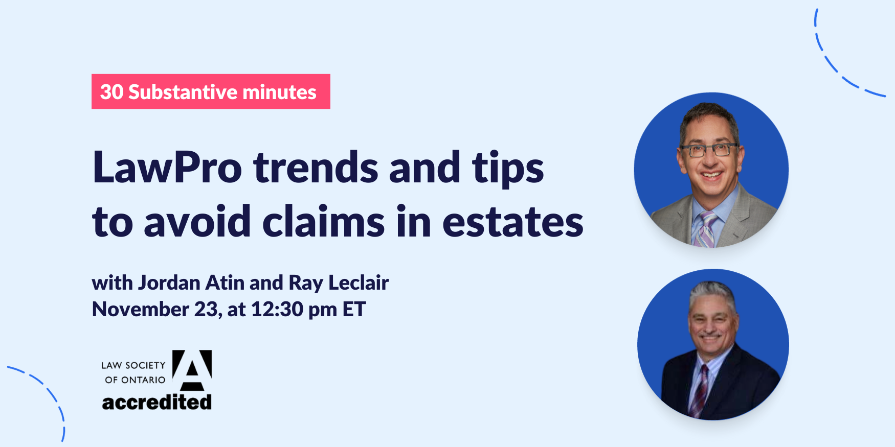LawPro trends and tips to avoid claims in estates - CPD-Accredited Webinar